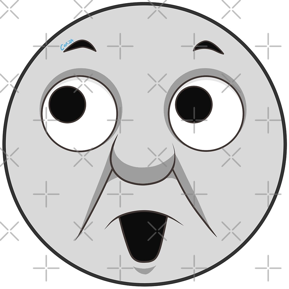 "Thomas (shocked face)" by corzamoon | Redbubble