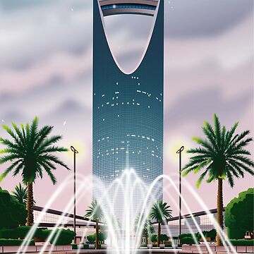 "Saudi Arabia - Riyadh - The Kingdom Tower " Poster by SergatiPosters ...