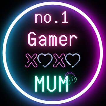 "Number One Gamer Mum Sticker,Magnet, Backpack, Mousemat Collection ...