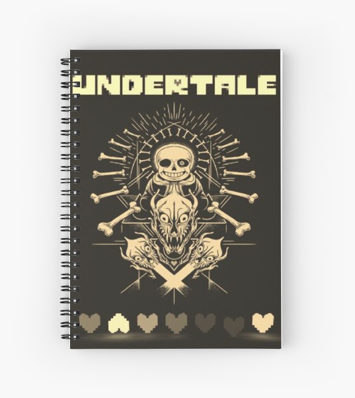 "Undertale gaster blaster" Spiral Notebook by joeharper | Redbubble