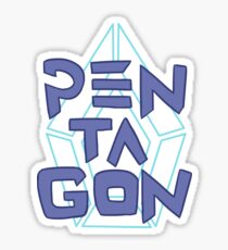 Pentagon Stickers | Redbubble