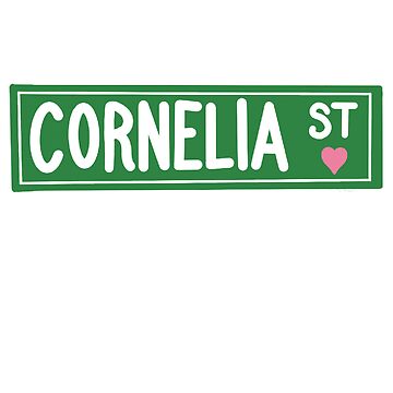 "Cornelia St " Sticker for Sale by ShopTCM | Redbubble