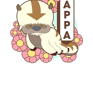 "Avatar: The Last Airbender Appa Floral Poster " Classic T-Shirt for ...