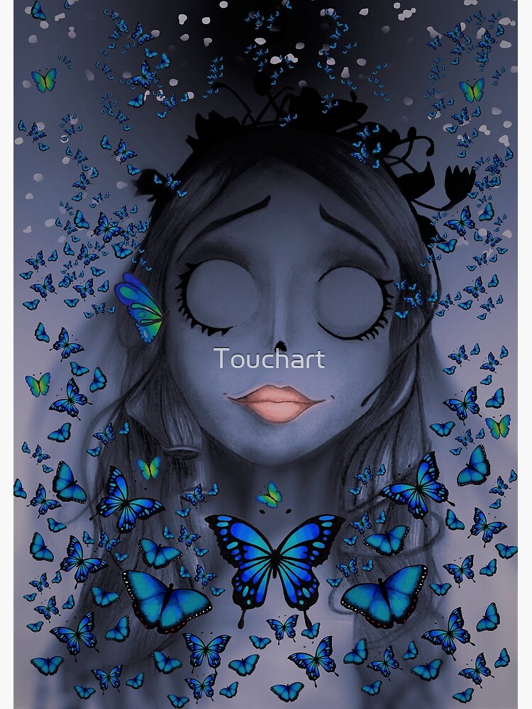 "Bride Corpse Butterflies" Poster by Touchart | Redbubble