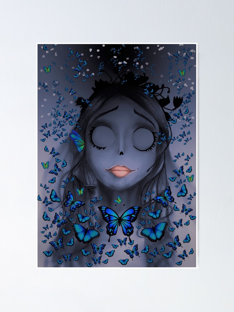 "Bride Corpse Butterflies" Poster by Touchart | Redbubble