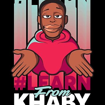 "Khaby Lame Learn From Khaby Lame" Sticker for Sale by Gokyra | Redbubble