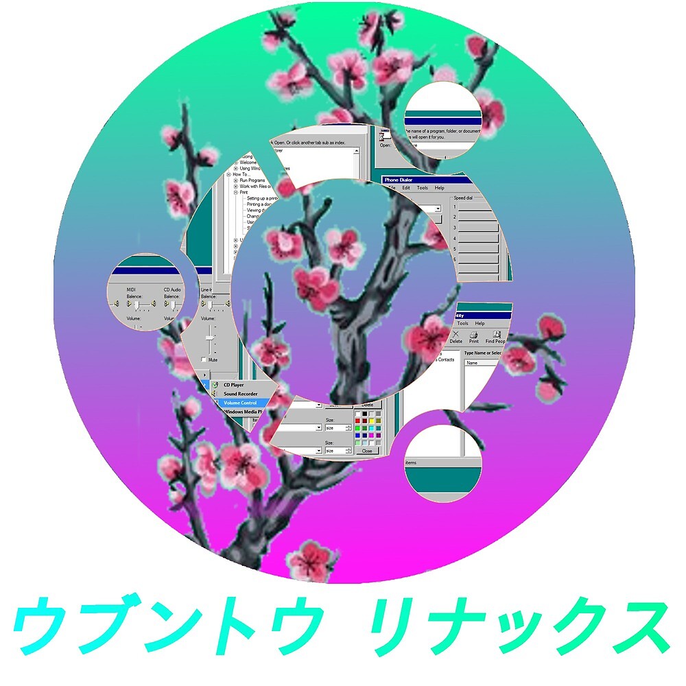 "Ubuntu Linux Aesthetic" by EdgeMaster | Redbubble