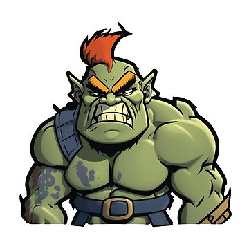 Poster for Sale mit "Cartoon-Ork" von Digital-Space | Redbubble