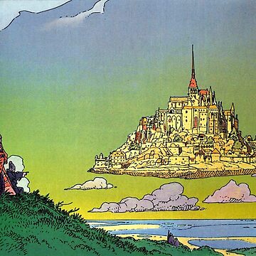"Moebius Print | Jean Giraud Moebius Landscape" Poster for Sale by ...