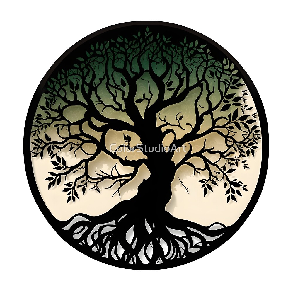"Tree of Life sticker - Symbol of Strength and Growth" by ...