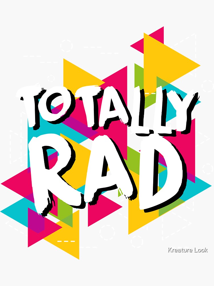 Clipart Totally Rad