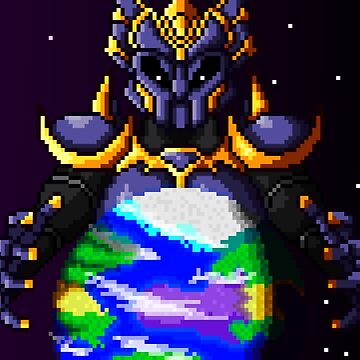 "Terraria "Red Oversees The World"" Poster for Sale by COLTcolossal ...