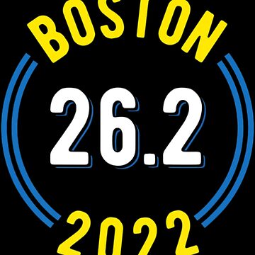 "Boston 2022 Marathon " Sticker for Sale by KnownQualityTee | Redbubble
