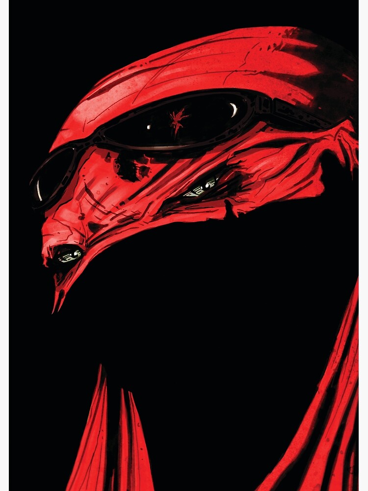 "Raphael TMNT Mask" Poster by ArtbyAlReid | Redbubble