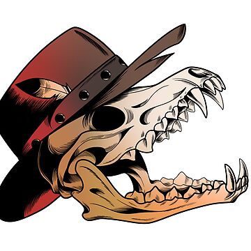 "marston skull" Sticker for Sale by vampyurs | Redbubble