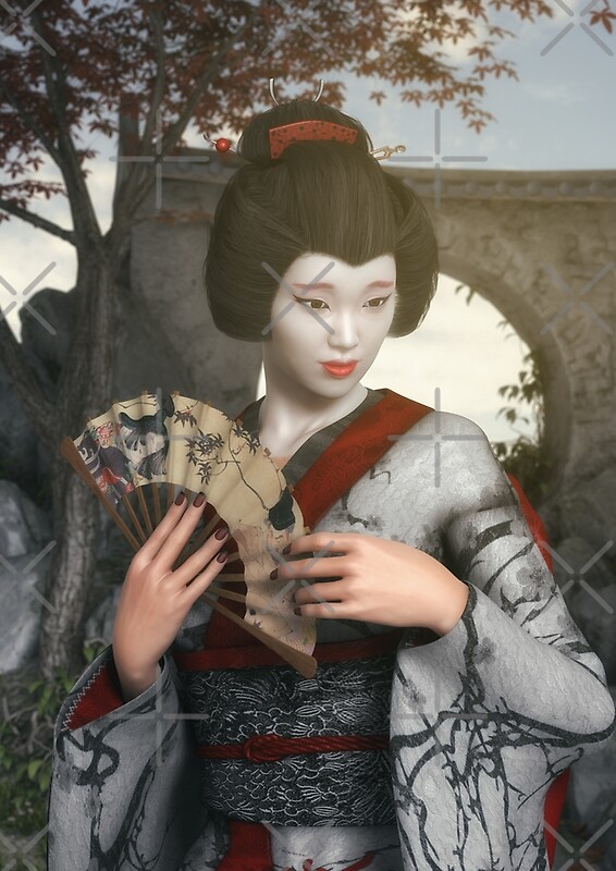 "Geisha " by Gypsykiss | Redbubble
