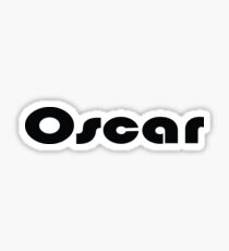 Oscar Name Stickers | Redbubble