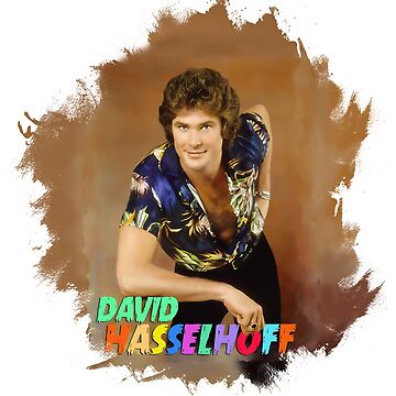 " David Hasselhoff " Sticker for Sale by Art-by-Rohan | Redbubble