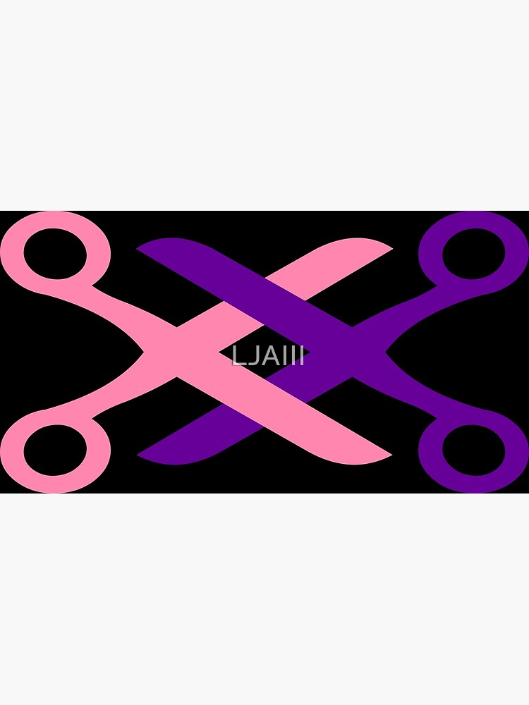 Scissoring Lesbian Pride Poster By Ljaiii Redbubble