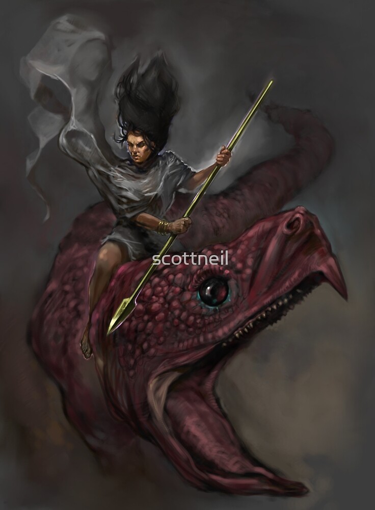 "Mighty Thews Sword fighting dragon, monsters magic RPG roleplaying ...