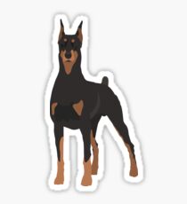 Doberman Stickers | Redbubble