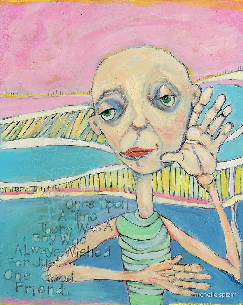 "Friendless Boy" by michelle spiziri | Redbubble
