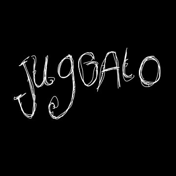 "Dark and Gritty Juggalo Text Sketchy Design" Sticker for Sale by ...
