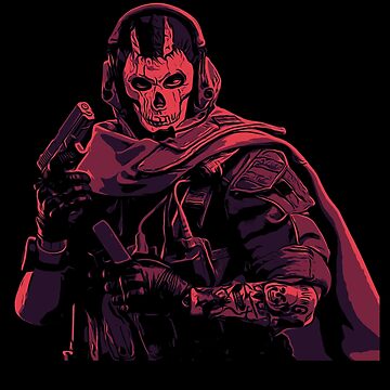 " ghost mw2" Sticker for Sale by WWCursed | Redbubble