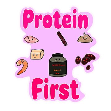 "Bariatric Protein First sticker (weight loss surgery)" Sticker for ...
