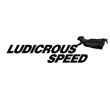 "Space Balls Ludicrous Speed " Sticker for Sale by John Acerra | Redbubble