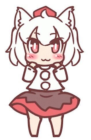 "Momiji Inubashiri: Chibi!" by luciuspragg | Redbubble
