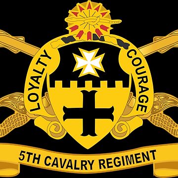 "Army - 5th Cavalry Regiment w Br - Ribbon" Cap for Sale by twix123844 ...