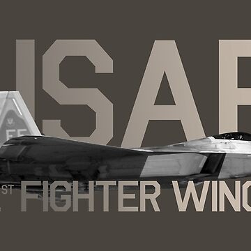 "USAF F-22 Raptor 1st Fighter Wing - AF" Sticker for Sale by ...