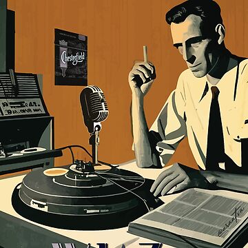 "WJAZ, Jazz and Conversation" Poster for Sale by xaoslogic | Redbubble