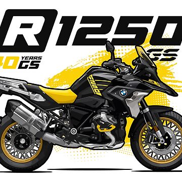"R1250 GS - 40 Years of GS" Sticker for Sale by Tomislav Lozić | Redbubble