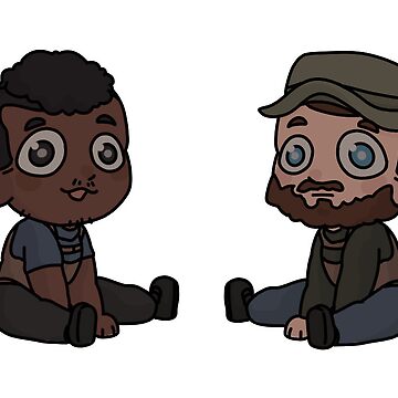 "Chibi 141: Price & Gaz" Sticker for Sale by Cr3epy | Redbubble
