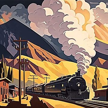 "Downtown Durango Colorado Painting" Sticker for Sale by RRWD | Redbubble