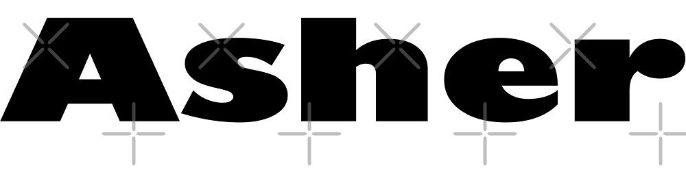 "Asher Name Inspired" by ProjectX23 | Redbubble