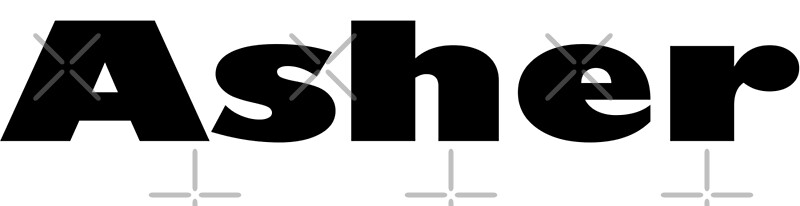 "Asher Name Inspired" by ProjectX23 | Redbubble