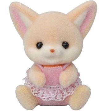 "calico critter’s fennec fox " Sticker for Sale by hibiscuscherry ...