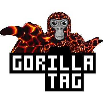 "Gorilla Tag Lava Monkey Gorilla Monke by POLKART " Canvas Print for ...