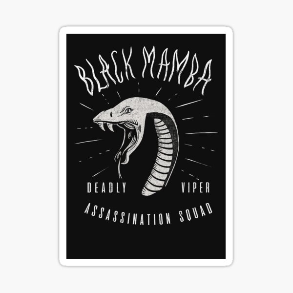 Black Mamba Stickers | Redbubble