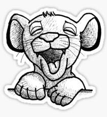 Baby Simba: Stickers | Redbubble