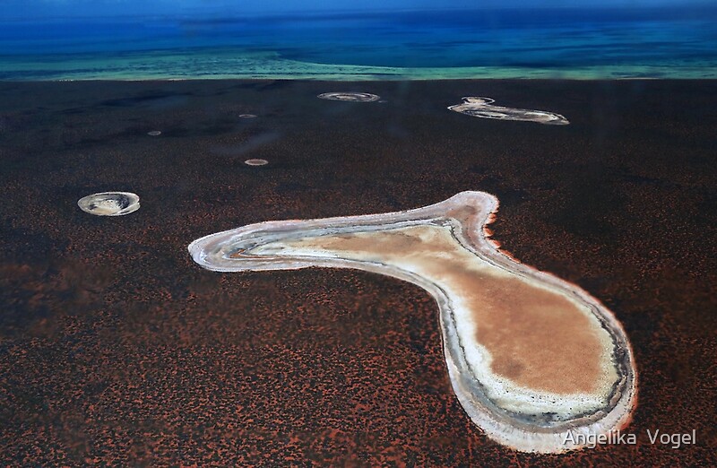 "Salt Lakes...Shark Bay, Western Australia" by Angelika Vogel | Redbubble