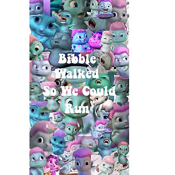"Bibble Walked So We Could Run" Sticker for Sale by Piixiefae | Redbubble