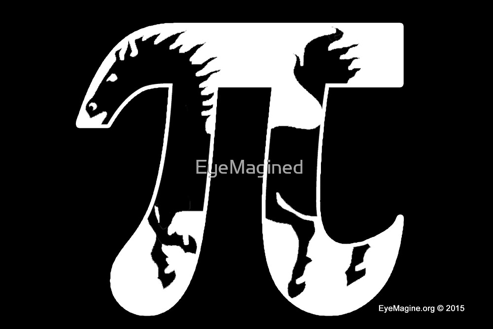 "Pi Horse" by EyeMagined | Redbubble