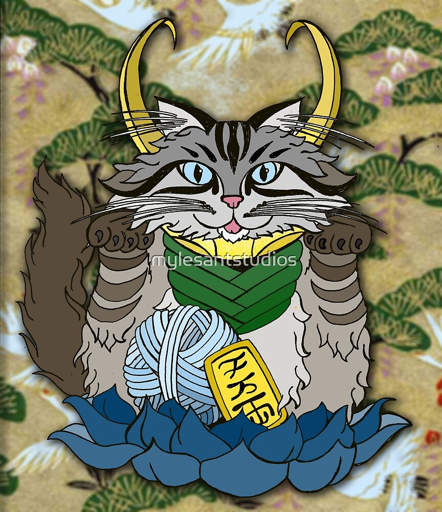 "Loki Cat" by mylesantstudios | Redbubble