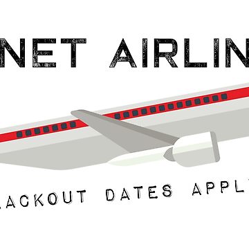 "Janet Airlines" Sticker for Sale by Element115Gear | Redbubble