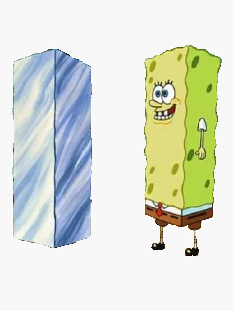 "SpongeBob Be the Marble" Sticker by sarageller99 | Redbubble