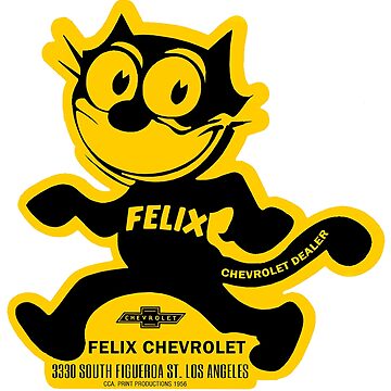 "Felix Chevrolet USA" Sticker for Sale by Coupecustoms | Redbubble